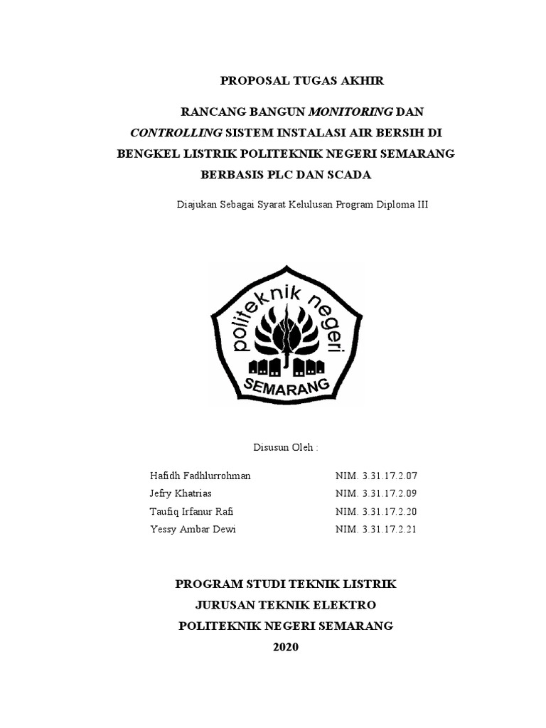 Contoh Proposal TA | PDF