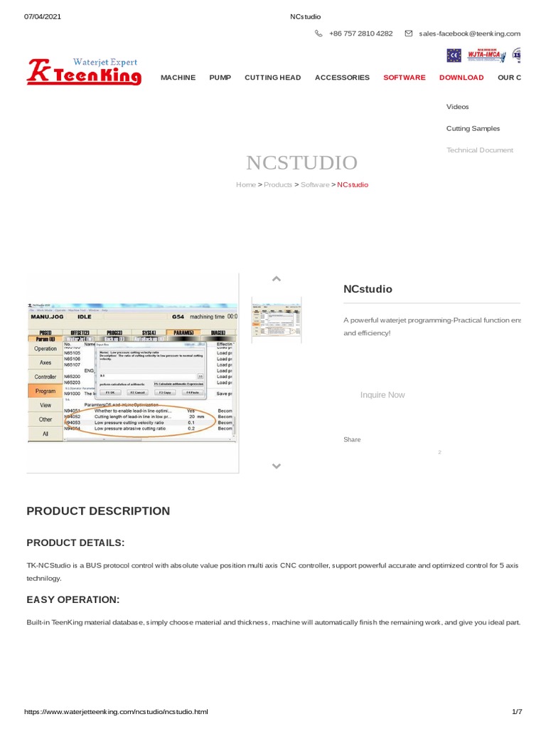 Ncstudio: Product Description | PDF | Computer Science | Software