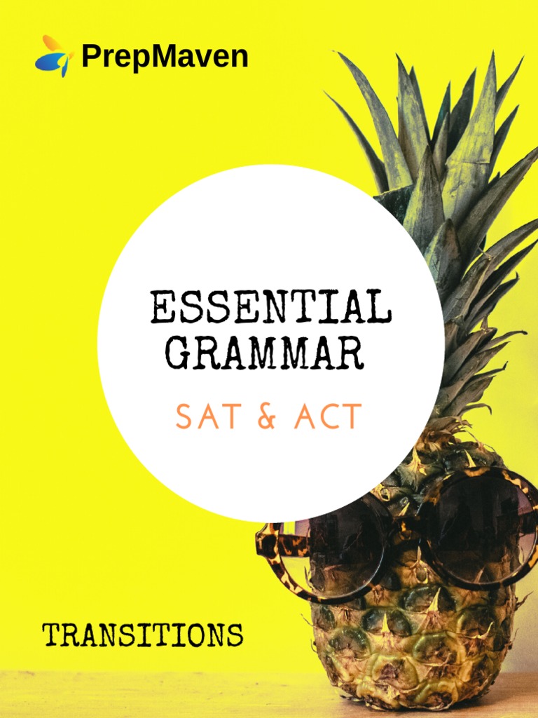 Essential Grammar SAT & ACT Transitions | PDF | Sat | Question