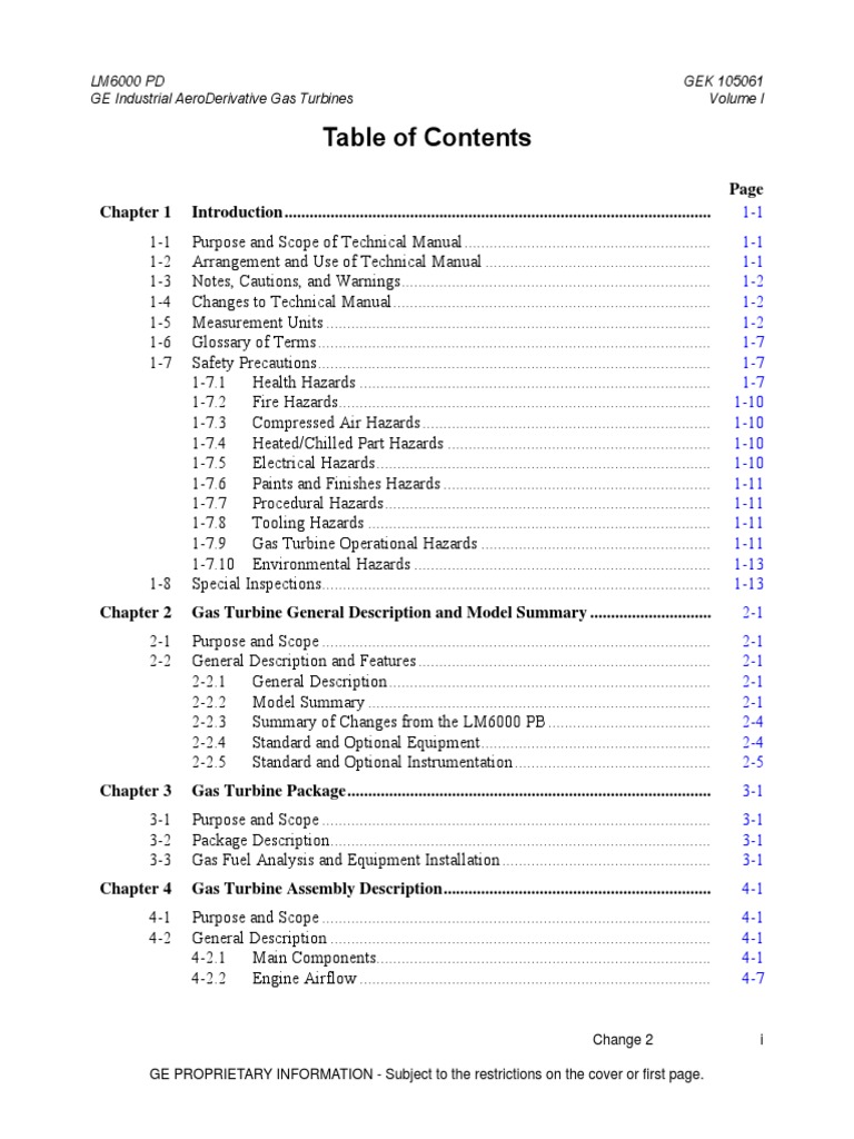 Lm6000 PD Gek 105061 Ge Industrial Aeroderivative Gas Turbines | PDF ...
