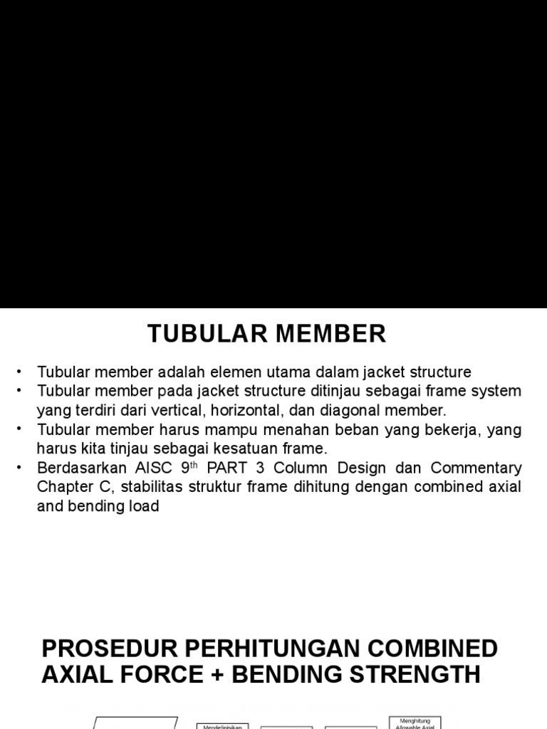 Tubular Member Design | PDF
