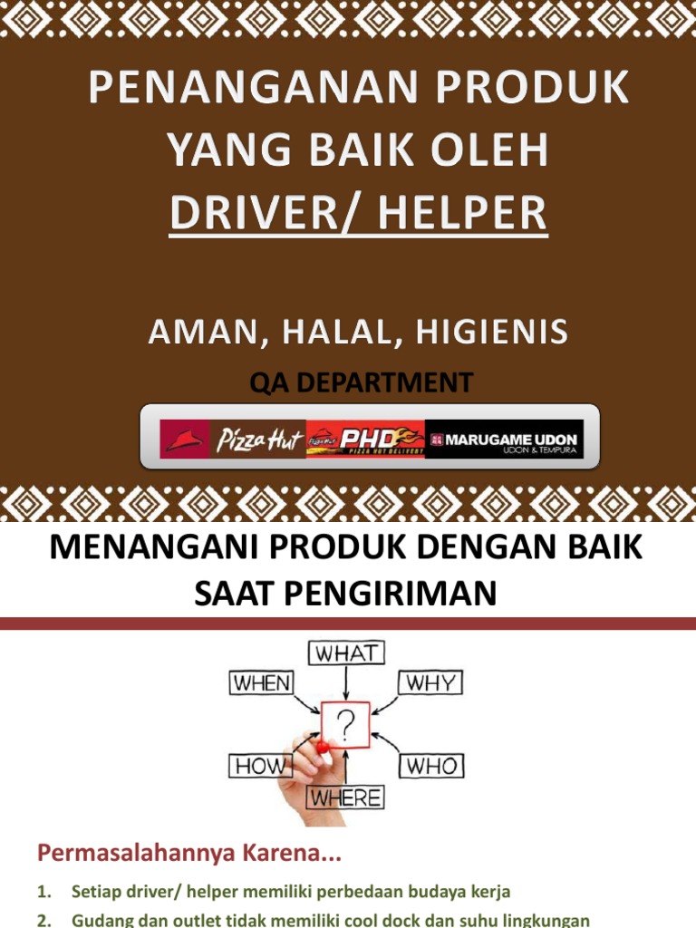 Tugas dan Tanggung Jawab Driver Logistik | PDF