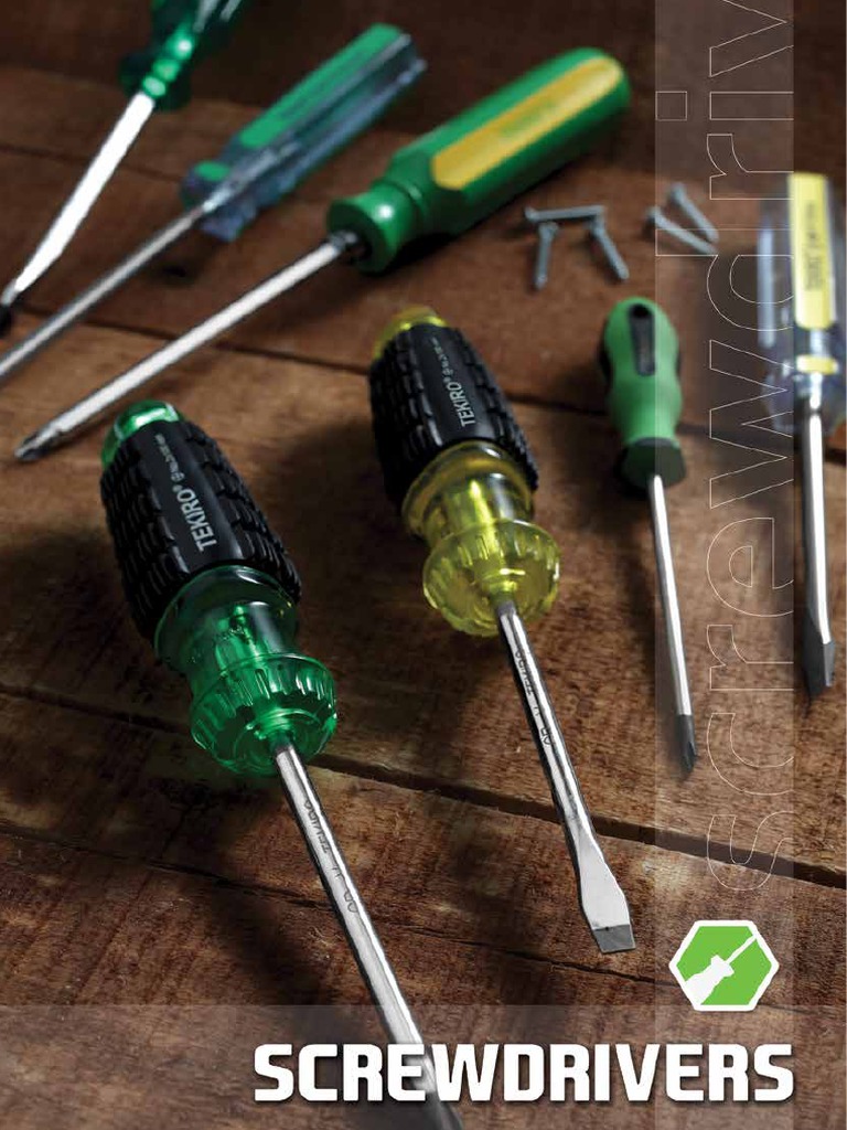 Screwdrivers | PDF | Screw | Equipment