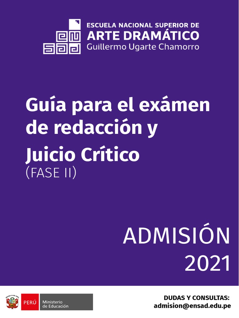 Guia Redaccion Juicio Critico | PDF | Cuestionario | Prueba (evaluación)