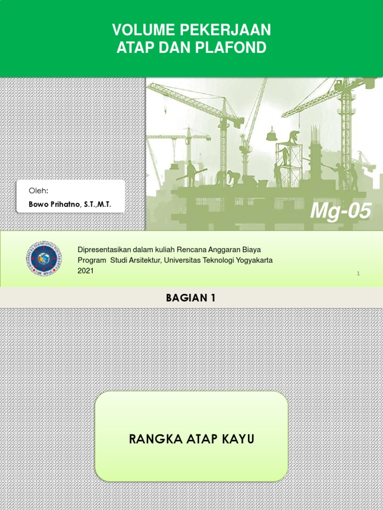 05 RAB - Pekerjaan Atap Plafond 2021 | PDF