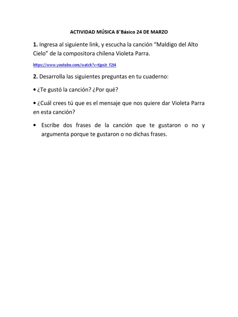 Música 8vo | PDF | Arte | Poesía