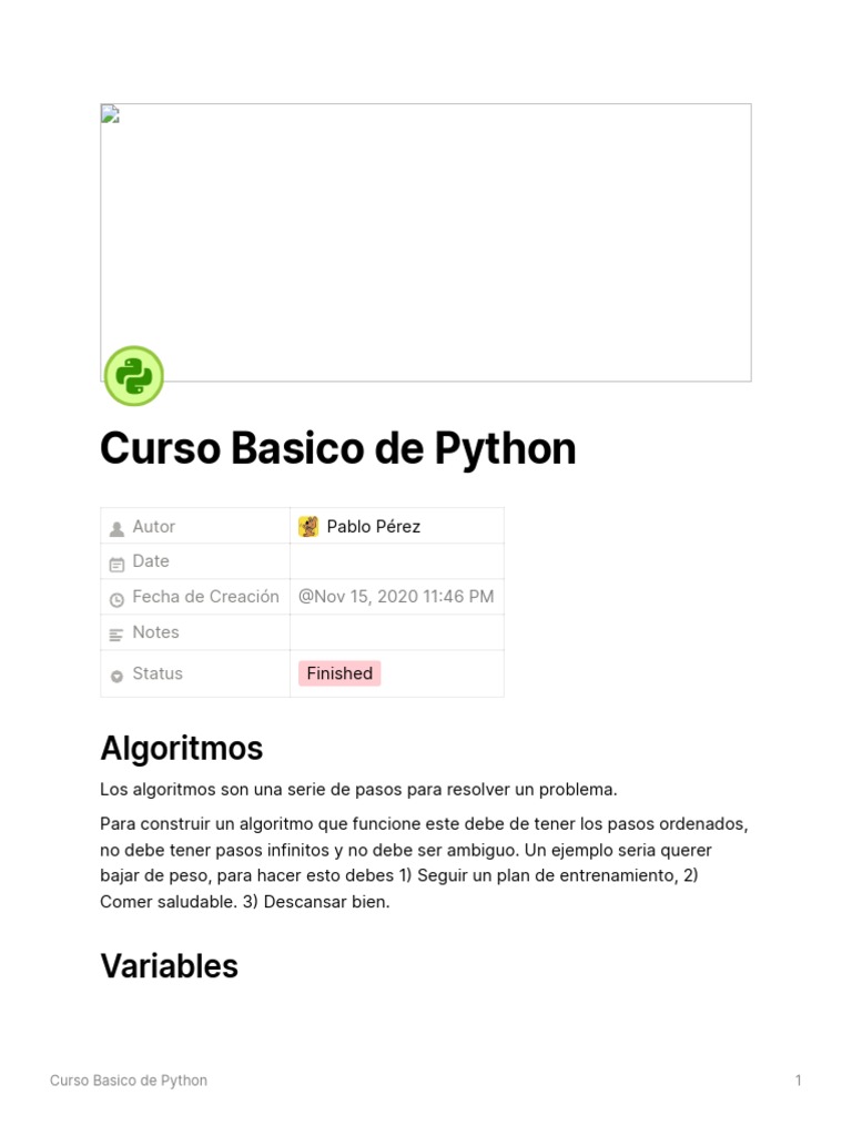 Notas - Curso Basico de Python | PDF | Python (lenguaje de programación) | Objeto (informática)