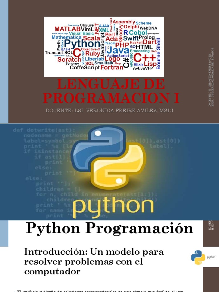 Clase 2 - Phyton Fundamentos | PDF | Python (lenguaje de programación) | Algoritmos