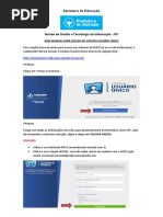 Acesso Ao Sistema GDAE | PDF