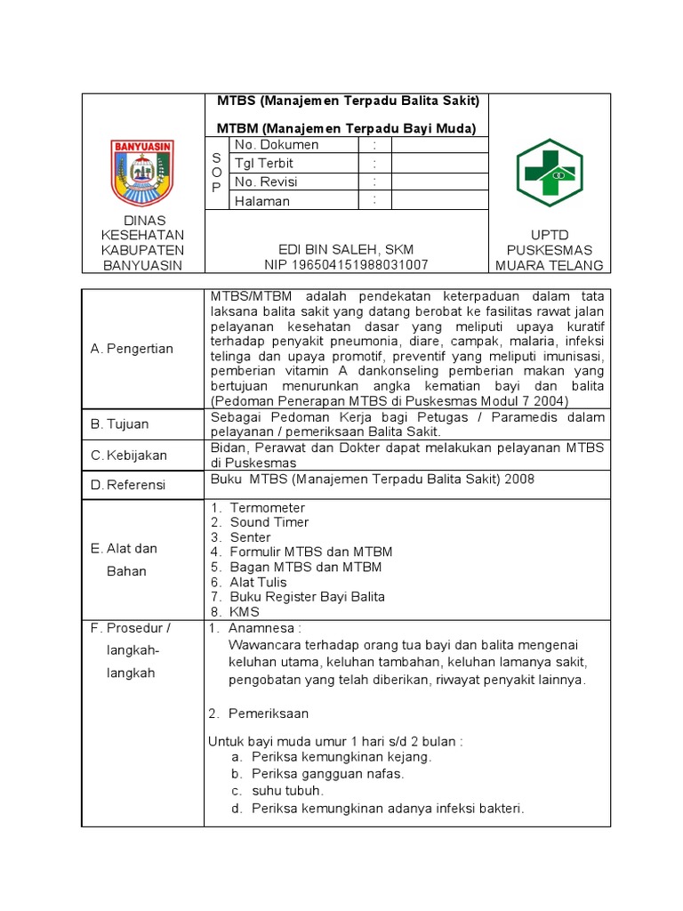 57 Sop MTBS | PDF | Sains & Matematika