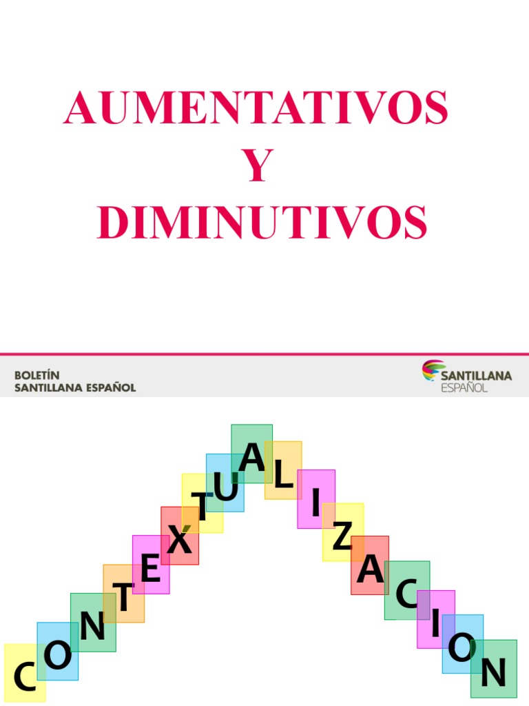 Aumentativos y Diminutivos | PDF | Mecánica del lenguaje | Morfología