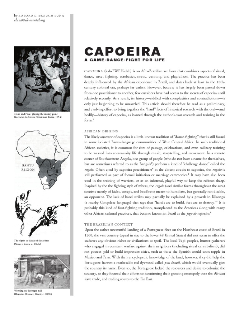 Capoeira History | PDF