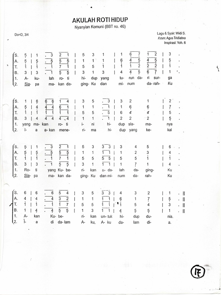 Akulah Roti Hidup | PDF