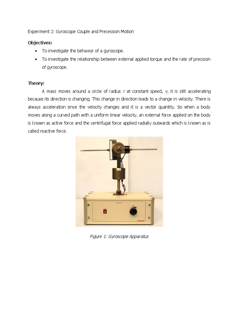 Experiment 2 | PDF | Rotation Around A Fixed Axis | Rotation