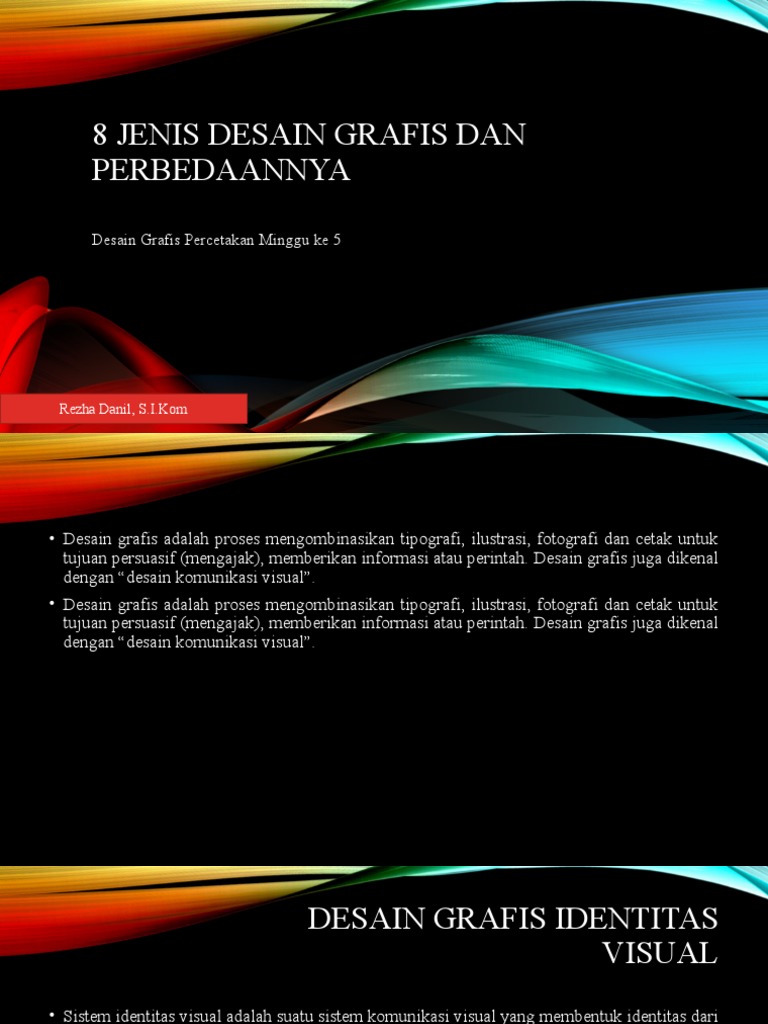 8 Jenis Desain Grafis Dan Perbedaannya | PDF