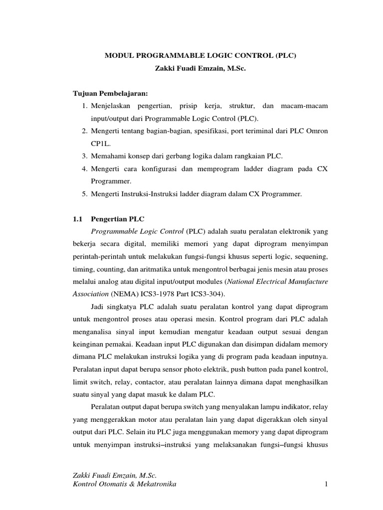 Modul Plc Pdf