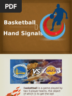 Netball Officiating Signals | PDF | Hand | Arm