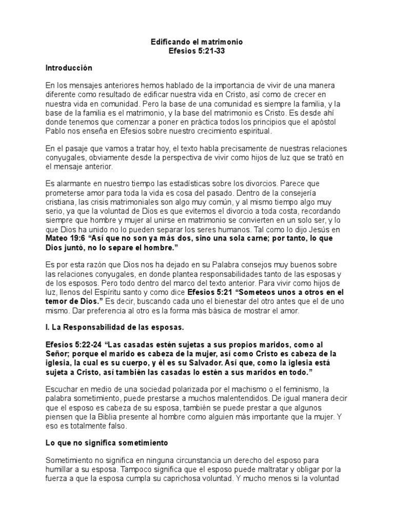 Edificando El Matrimonio | Descargar gratis PDF | Cristo (título) | Amor