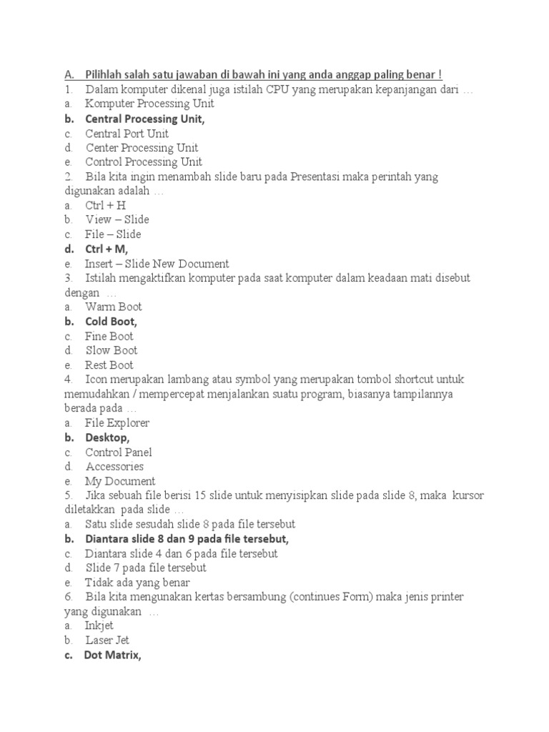 Soal Simdig | PDF | Komputer