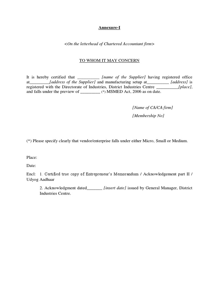 CA Certificate PDF