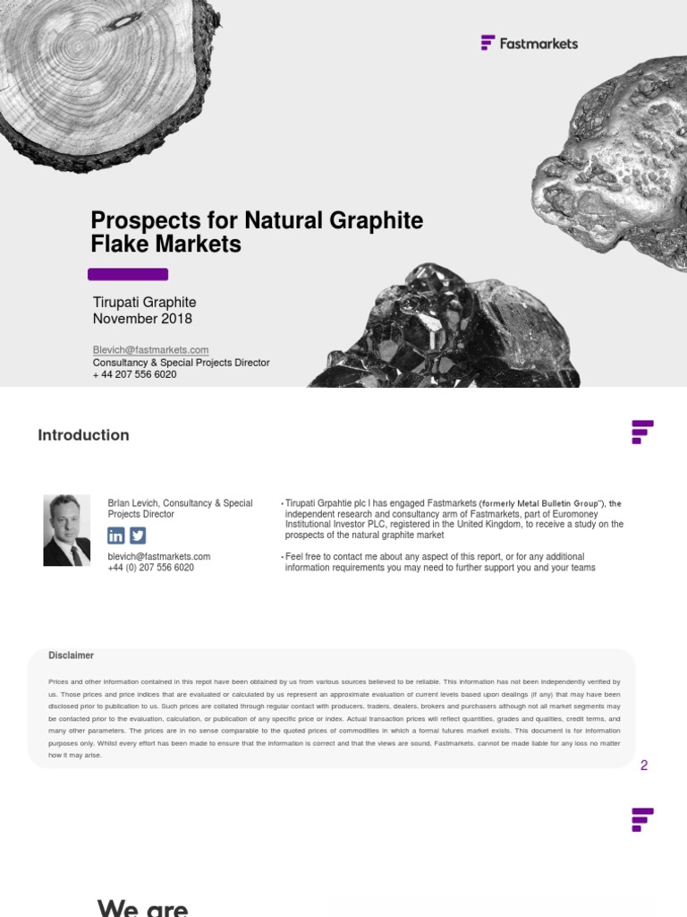 Prospects For Natural Graphite Flake Markets | PDF | Graphite ...