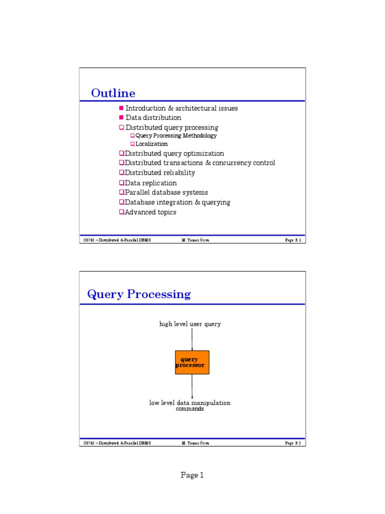 3 QueryProcessing | PDF | Databases | Mathematical Optimization