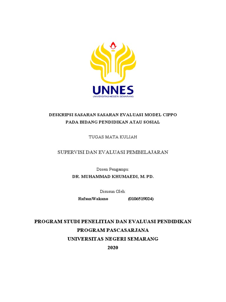 Evaluasi Model CIPP dalam Pendidikan | PDF | Bisnis | Sains & Matematika