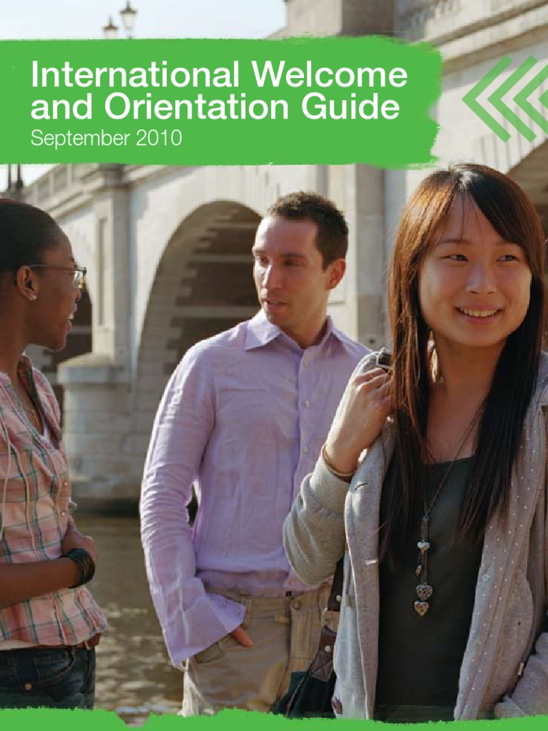 International Welcome and Orientation Guide: September 2010 | PDF ...