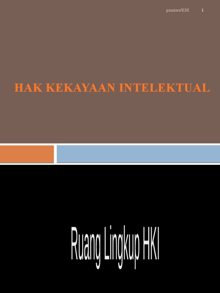 HKI Lengkap | PDF