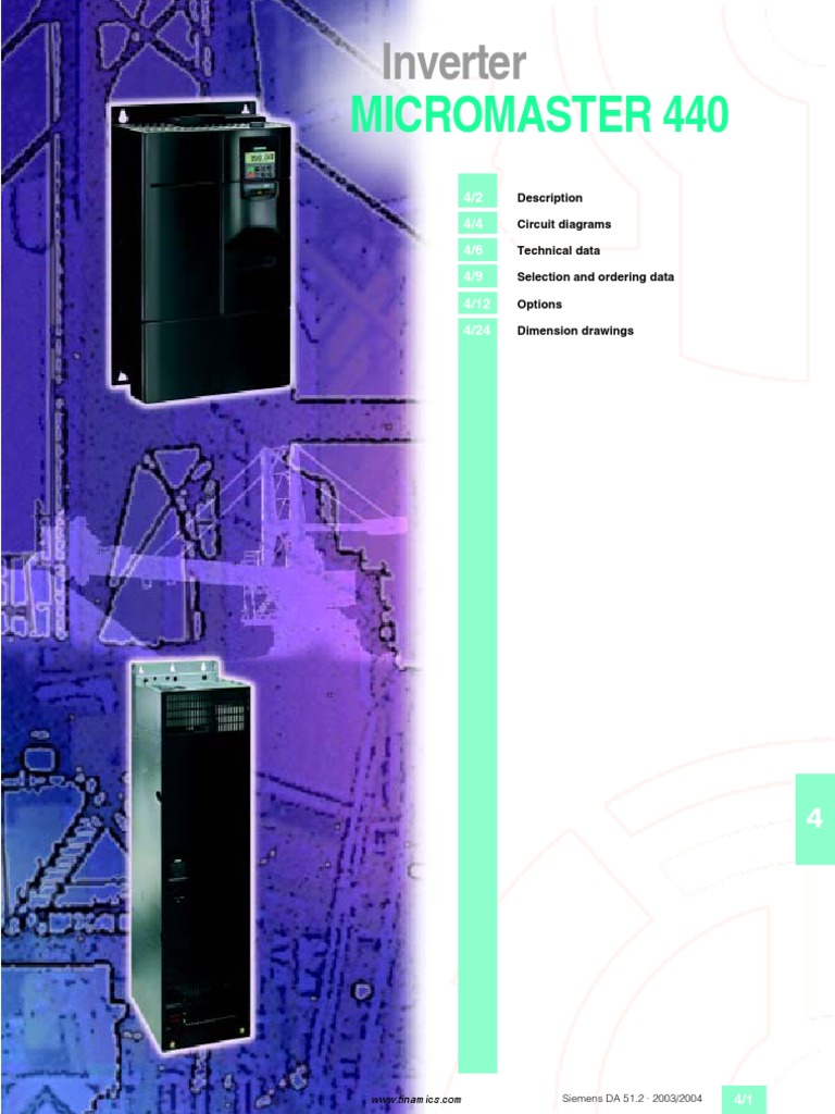 Catalog mm440 2004 | PDF | Power Inverter | Hertz