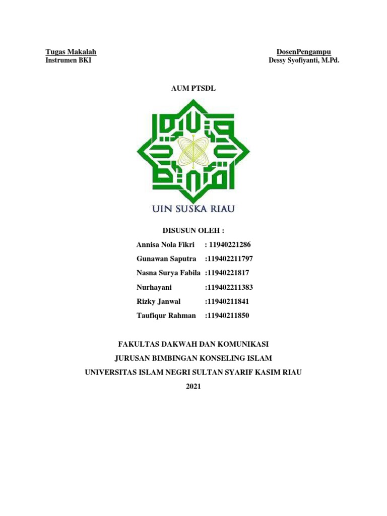 Kelompok 1, Instrumen BKI | PDF