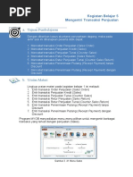 Penginputan Data Transaksi Pada Myob | PDF | Pengelolaan Keuangan & Uang
