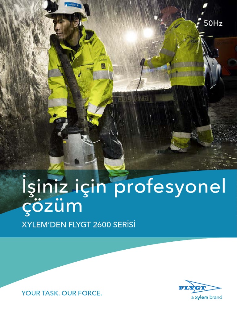 Flygt 2600 Seri Drenaj Pompaları | PDF