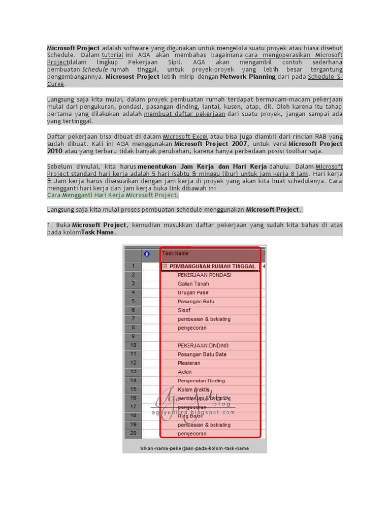 Tutorial Microsoft Project Pdf 