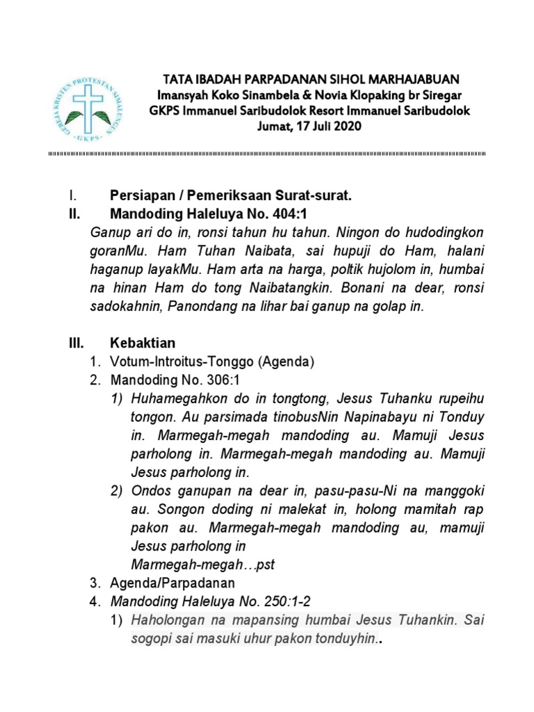 Tatib Marpadan | PDF | Agama & Spiritualitas