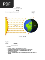 Earth's Rotation and Revolution (Grade 6) - Free Printable Tests and ...
