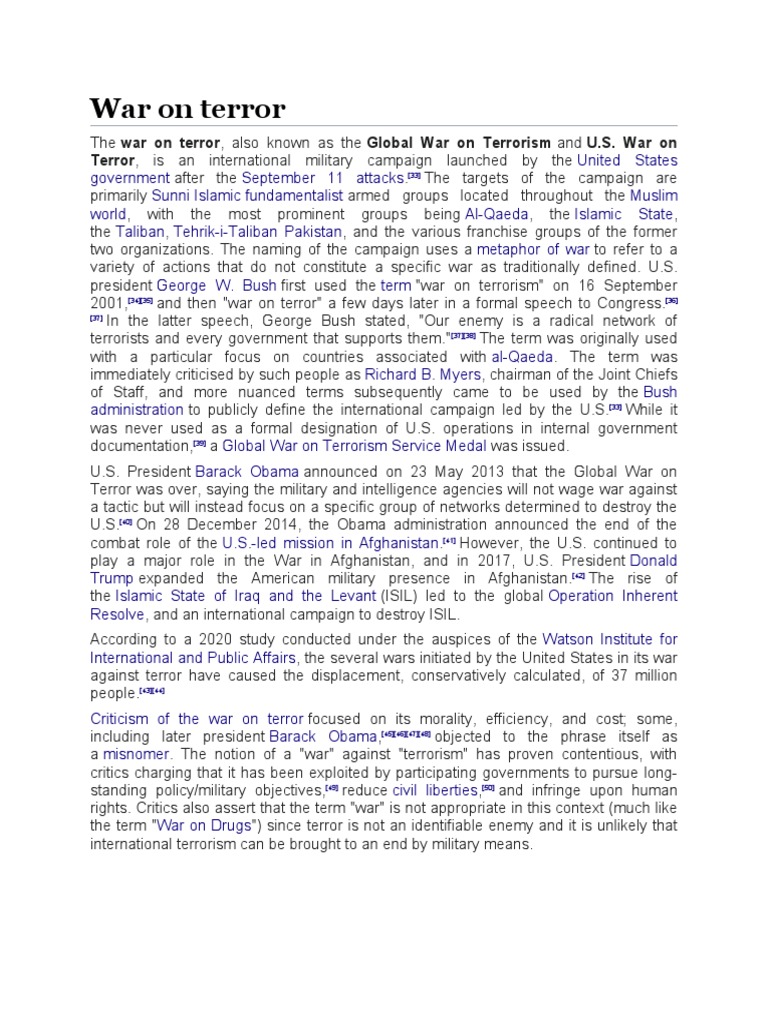 War On Terror | PDF | War On Terror | Black Site