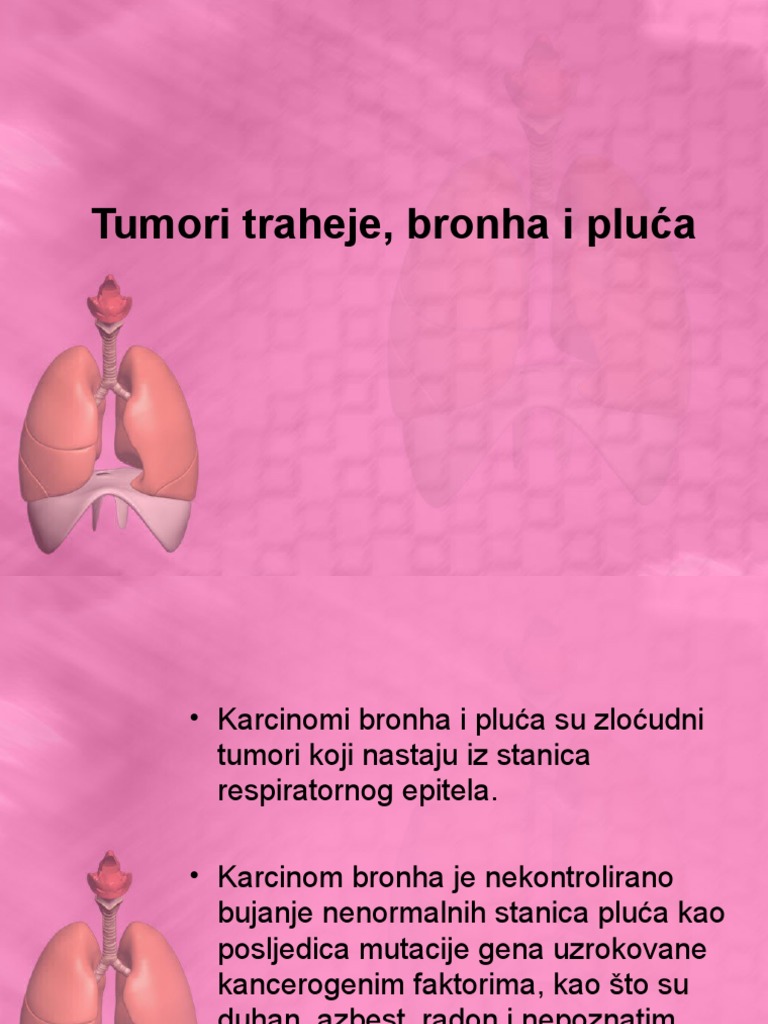 Tumori Traheje, Bronha I Pluća | PDF