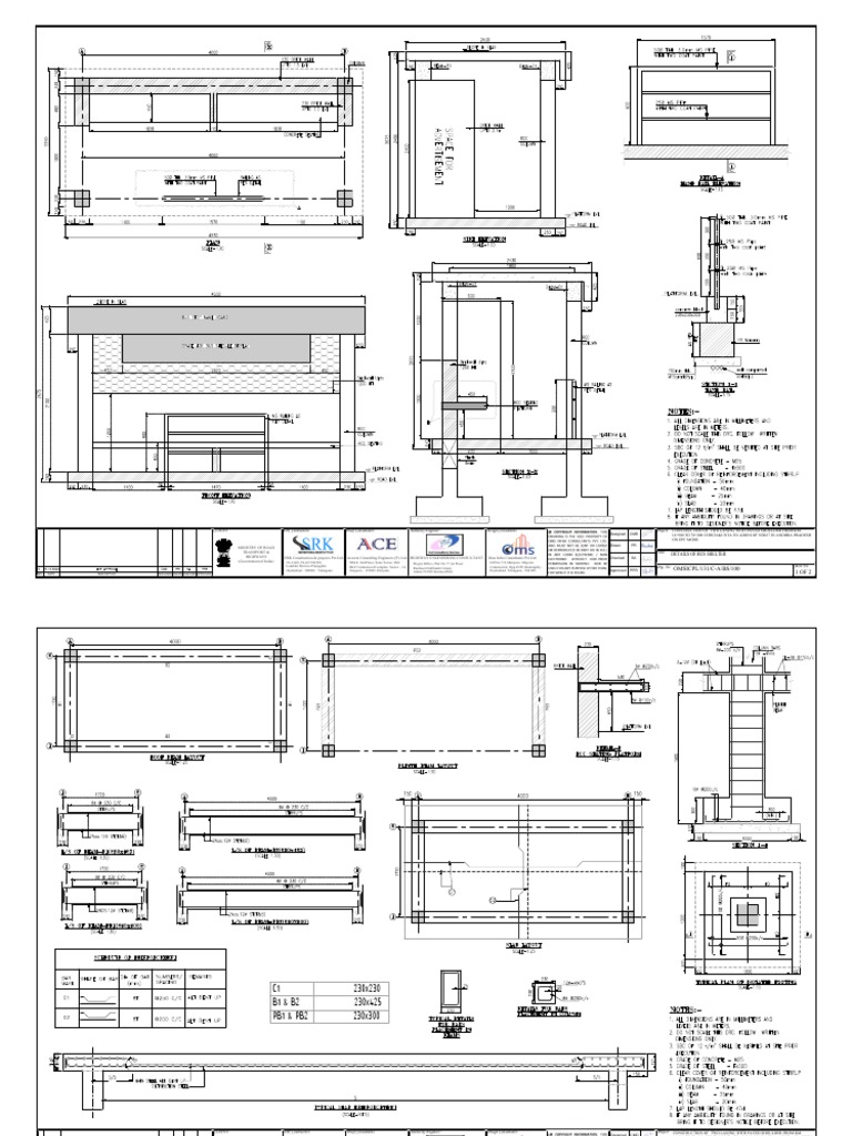 Details of Bus Shelter OMSICPL/131/C-A/BS/100 1 OF 2 | PDF | Road ...