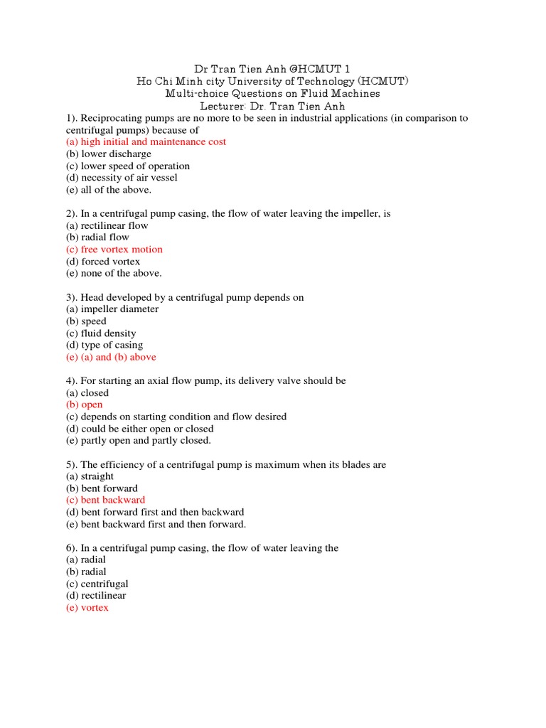 Maythuykhi Tracnghiem Codapan | PDF | Pump | Turbomachinery