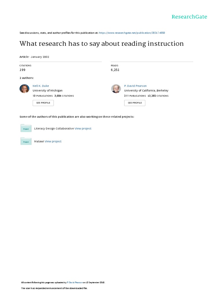 Effective Reading Comprehension Strategies | PDF | Reading ...