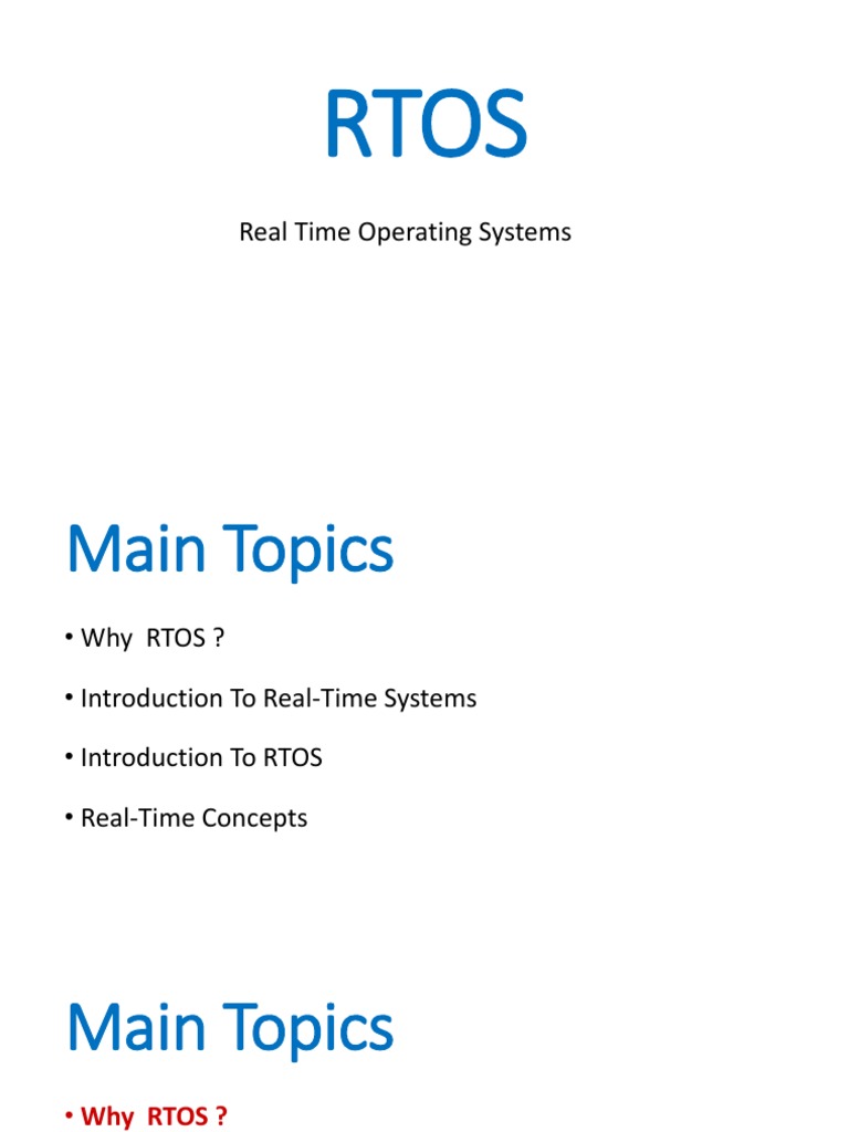 RTOS | PDF | Scheduling (Computing) | Real Time Computing RTOS | PDF | Scheduling (Computing) | Real Time Computing