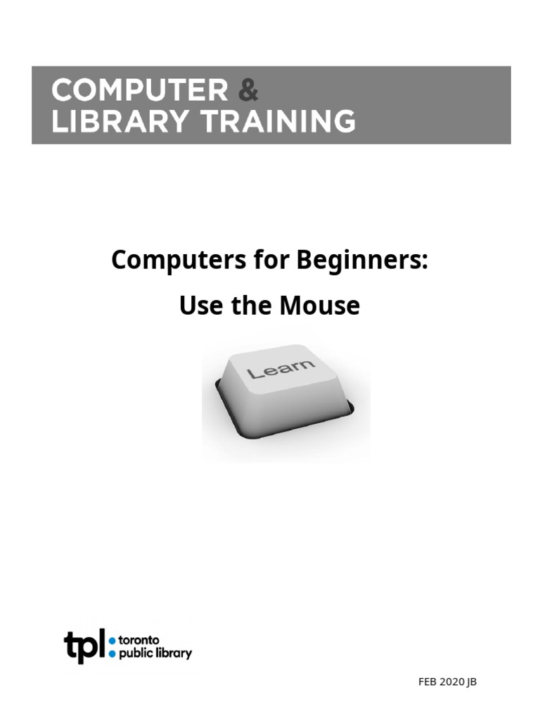 Computers For Beginners Use The Mouse Feb 2020 Jb Pdf Icon