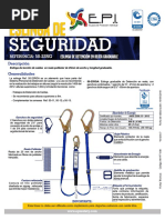 Ficha Tecnica Eslinga Posicionamiento | PDF | Cuerda | Acero