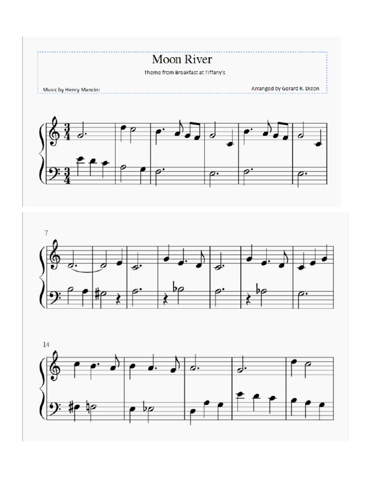 Easy Piano Pieces For Beginners Level 1 | PDF