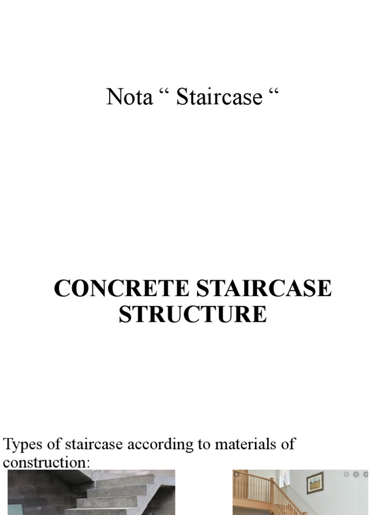Staircase Notes | PDF | Stairs | Economic Sectors