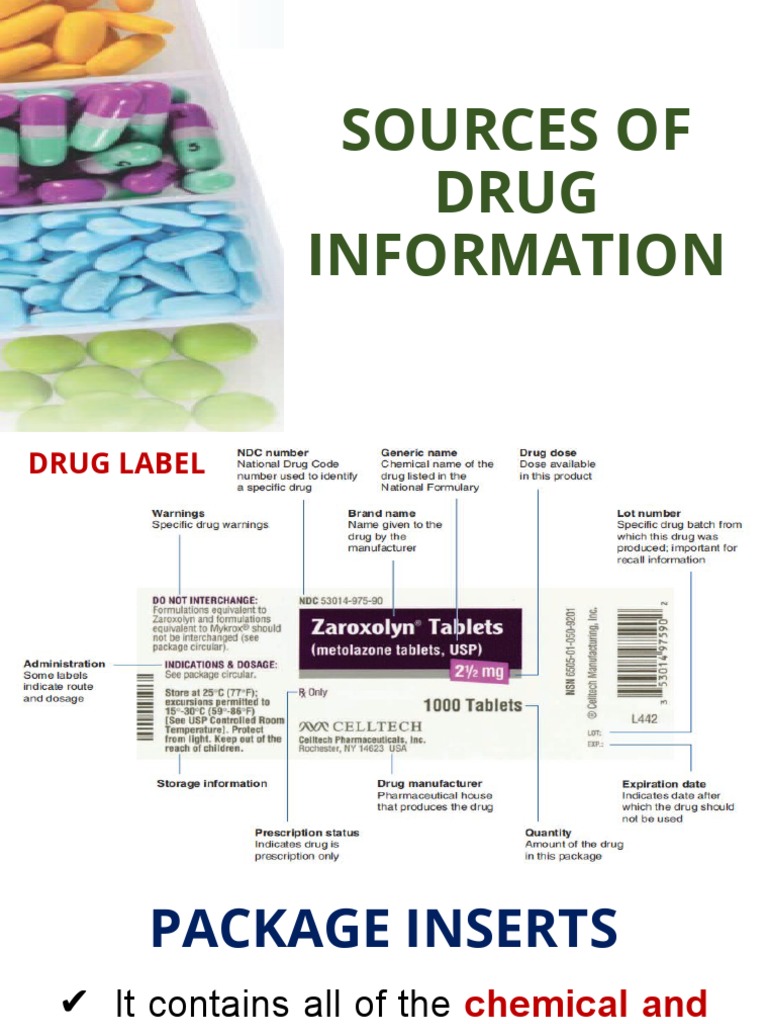 1.5 Sources of Drug Information | PDF