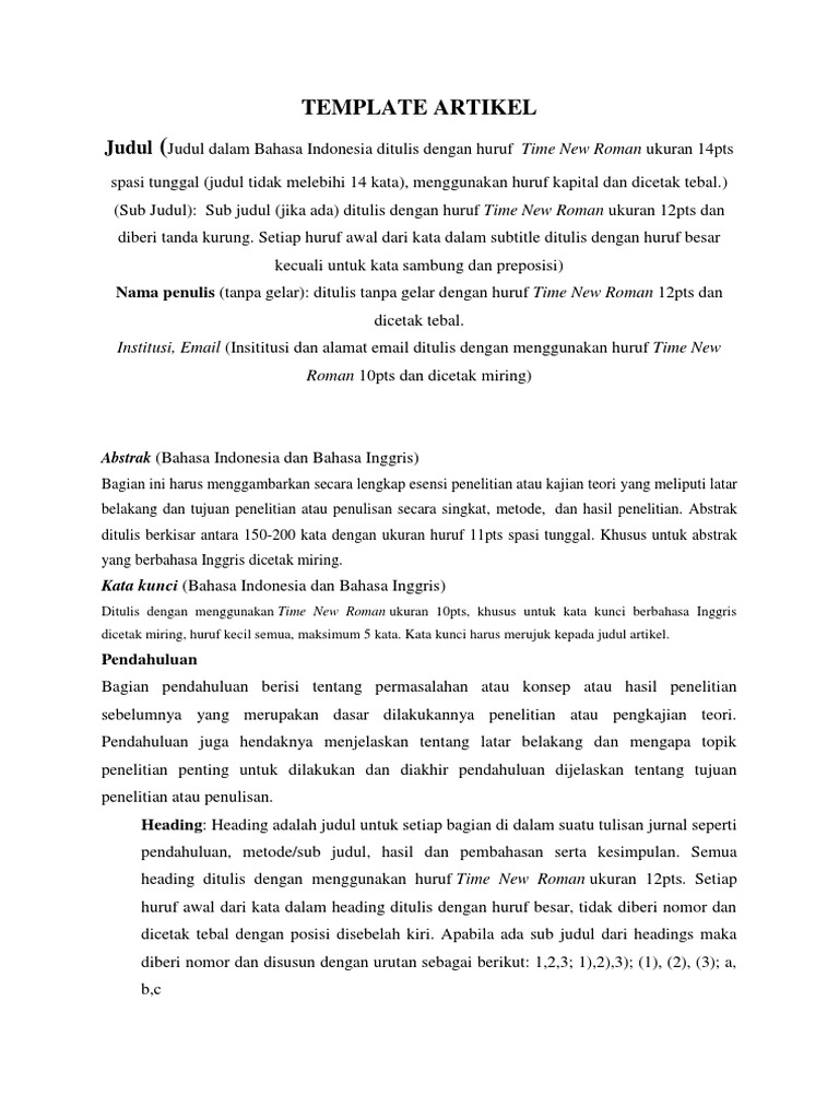 Panduan Penulisan Artikel Ilmiah | PDF | Seni & Disiplin Bahasa | Kajian Bahasa Asing