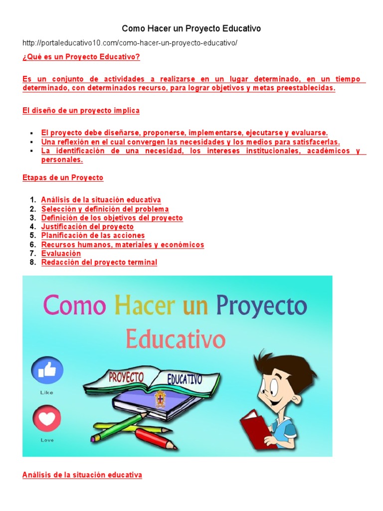 Como Hacer Un Proyecto | PDF