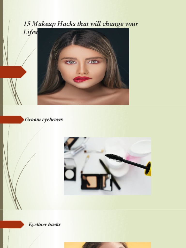 15 Makeup Hacks That Will Change Your Lifestyle | PDF